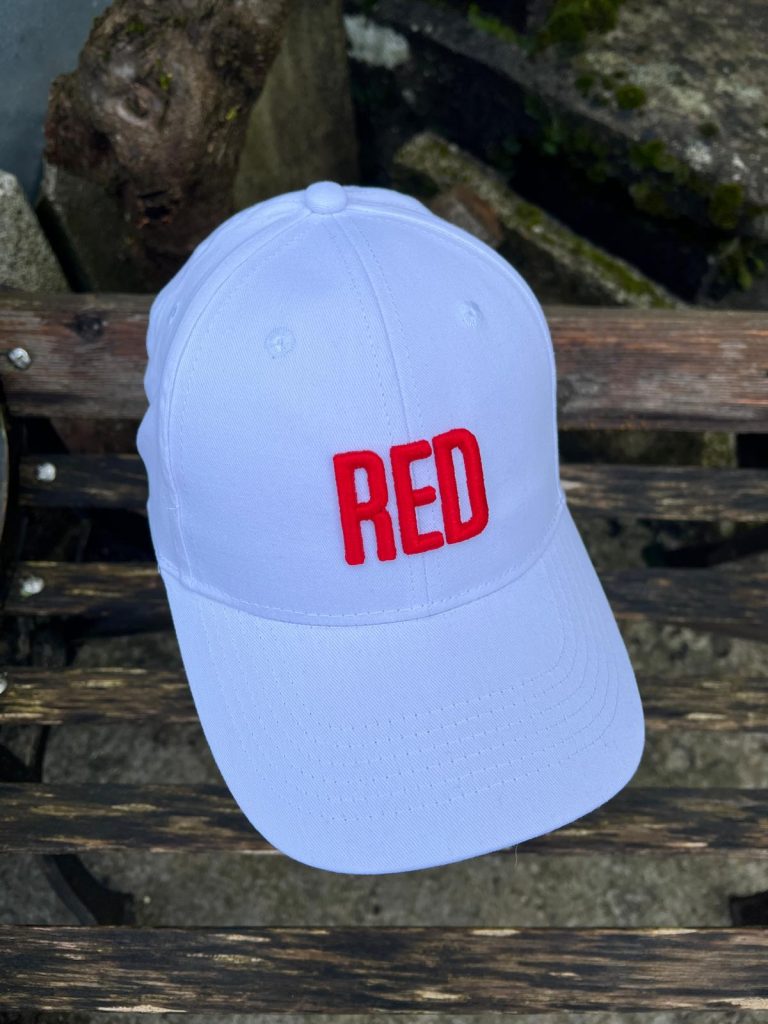 T.S. Cap “red” in 3D – s´Nadelwerk Shop
